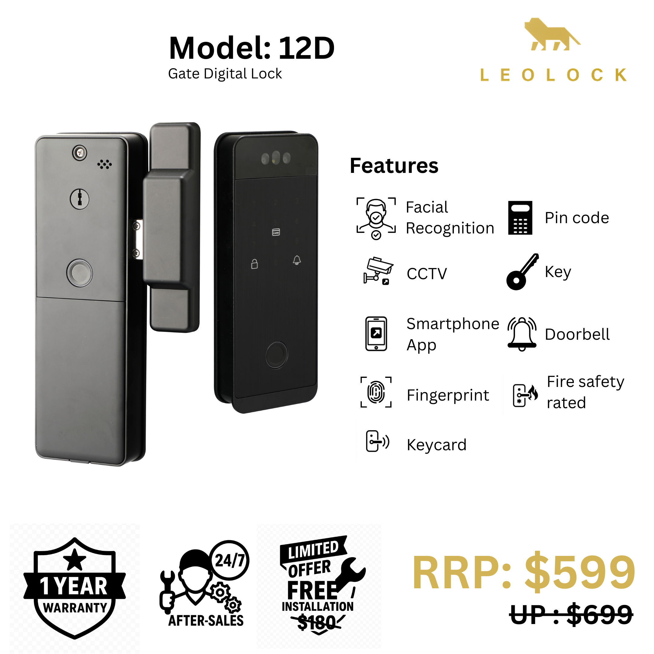 Model : 12D – Leo Lock