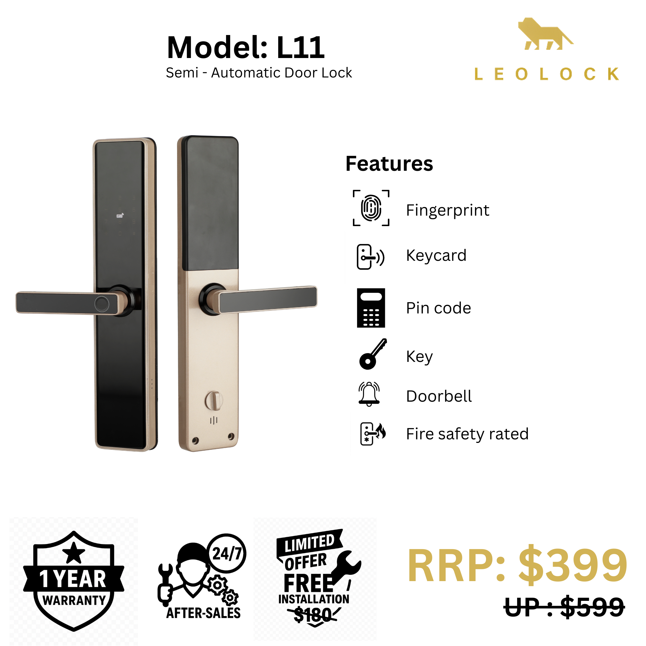 Model : L11 – Leo Lock